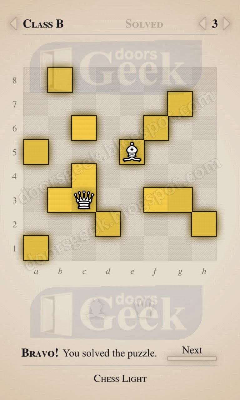 Chess Light [Class B] Level 3 ~ Doors Geek